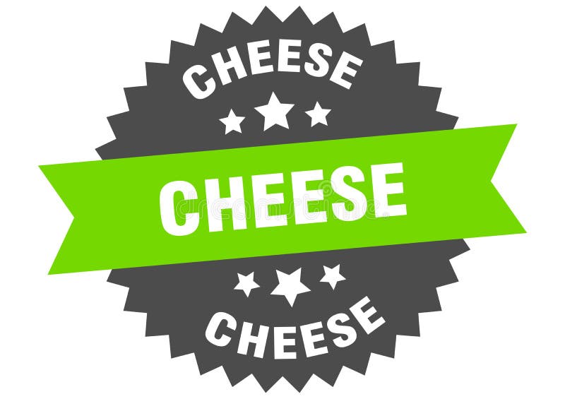 Cheese Sign. Cheese Circular Band Label. Cheese Sticker Stock Vector ...