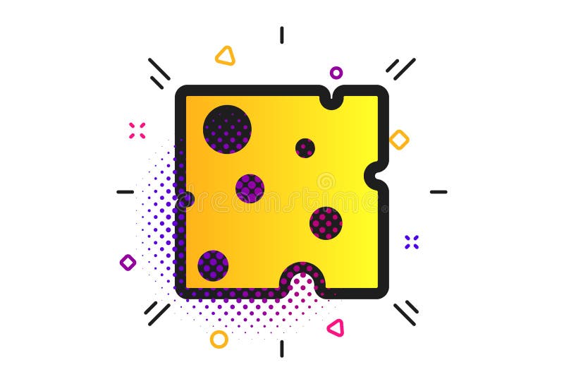 Cheese Sign Icon. Slice of Cheese. Vector Stock Vector - Illustration ...