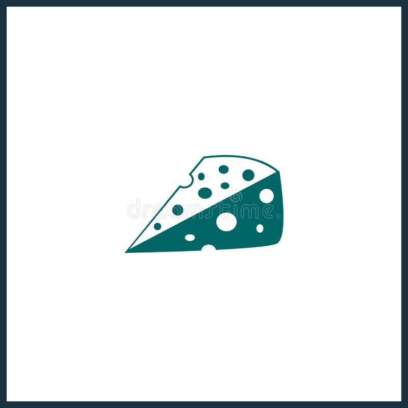 Cheese Simple Icon. Cheese Icon Stock Vector - Illustration of sign ...