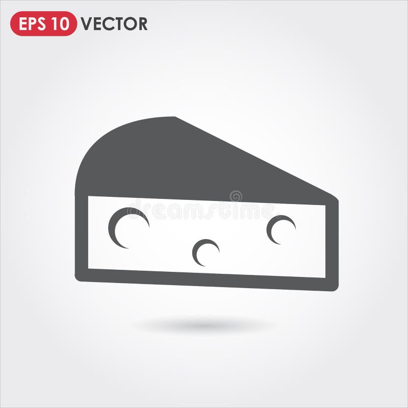 Cheese single vector icon stock vector. Illustration of cheese - 224716204