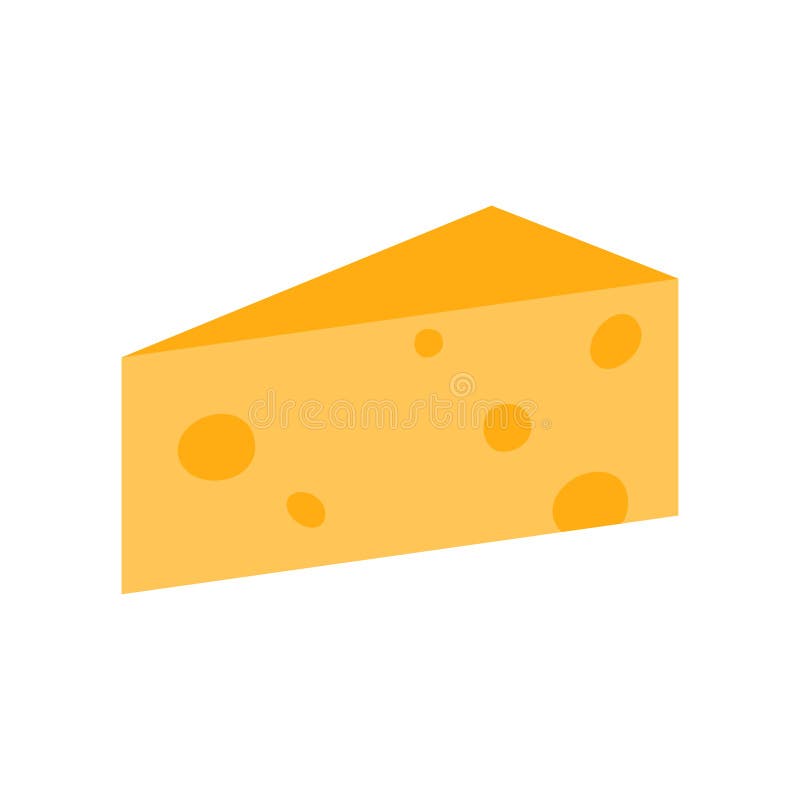 Cheese Slice of Triangle Shape with Holes, Dairy Farm Product Stock ...