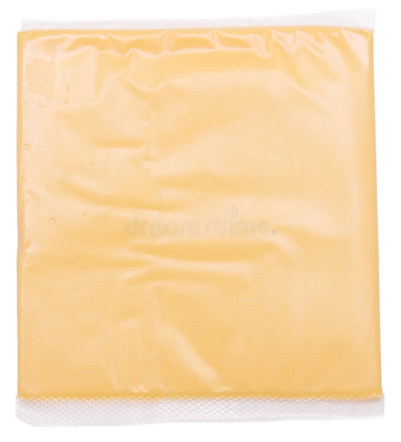 Cheese slice on white stock image. Image of hole, diary - 67396965