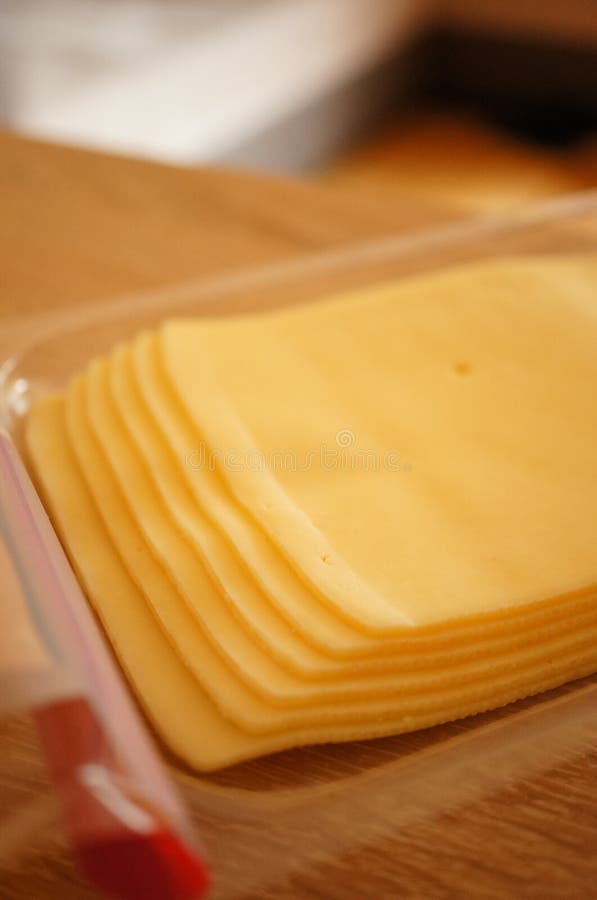 Cheese slices stock photo. Image of pack, slices, food - 51873446