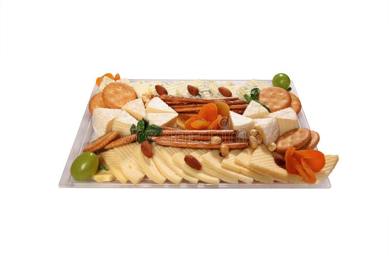 Cheese Snack for Air Passengers of the First Class Lounge on a White ...