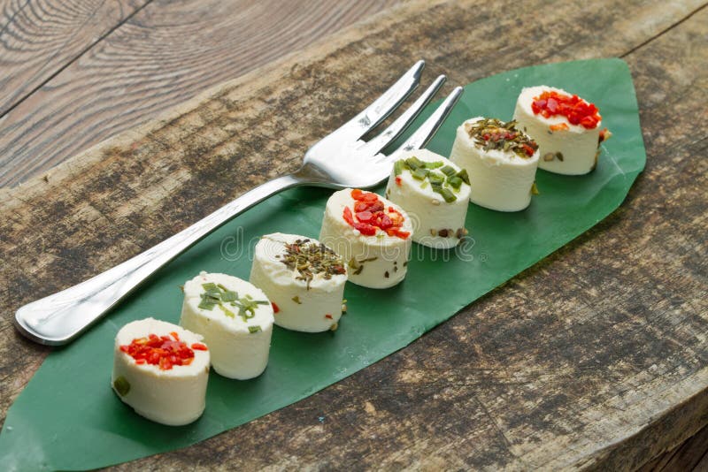 Cheese with spices stock photo. Image of pepper, organic - 20476160