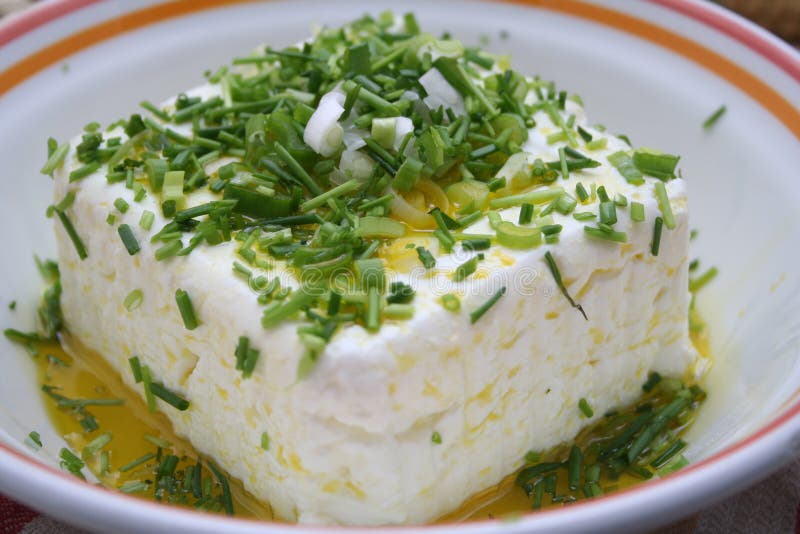 Cheese with spices stock photo. Image of dinner, onions - 37469064