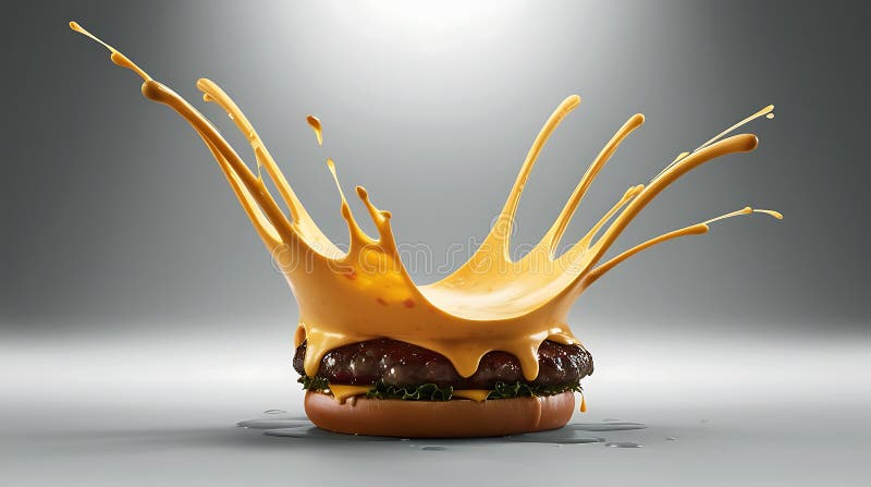 "Cheese Splash Effects for Hot Dogs and Burger Photography Stock ...