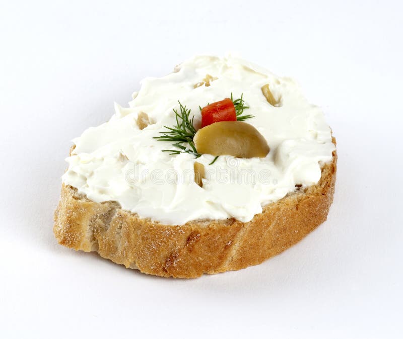 Spread cheese on bread stock photo. Image of cheese, cuisine - 24395290
