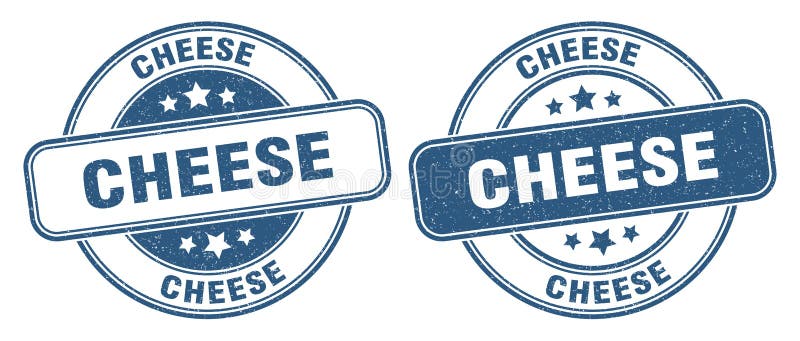 Cheese Stamp. Cheese Label. Round Grunge Sign Stock Vector ...