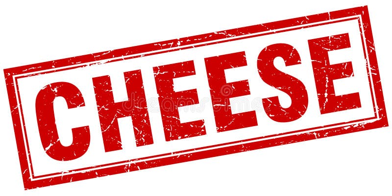 Cheese stamp stock vector. Illustration of template - 125004632