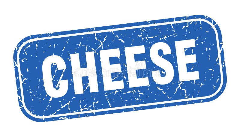 Cheese Stamp. Cheese Square Grungy Isolated Sign Stock Vector ...