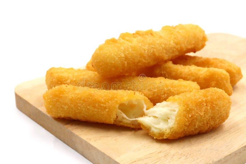 Cheese Stick on Wooden Tray Stock Image - Image of wooden, menu: 248833629