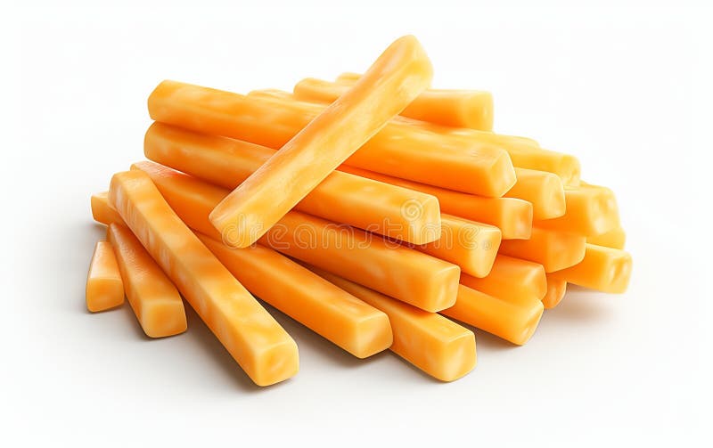 Cheese Sticks on a Transparent Background Stock Illustration ...