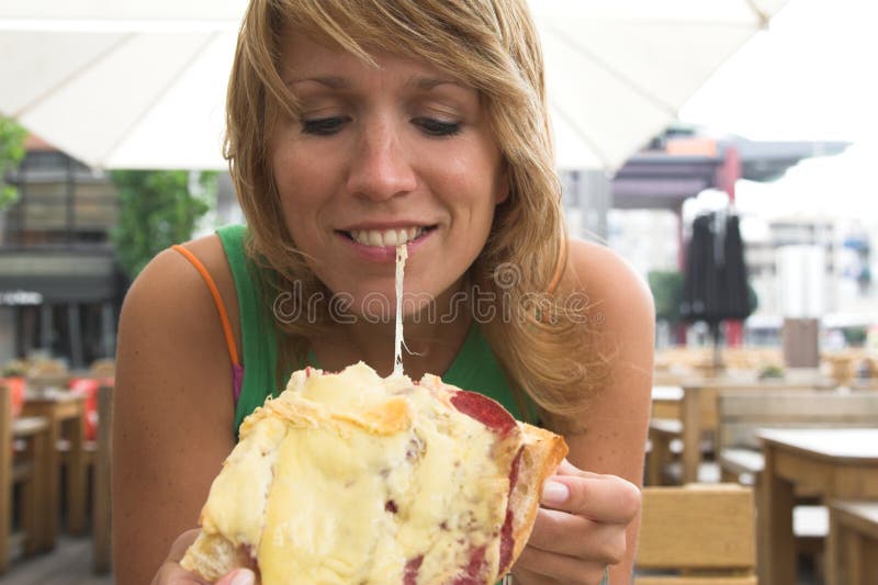 Cheese on a string stock image. Image of happy, people - 971127