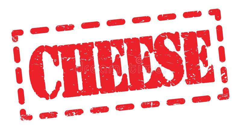 CHEESE Text Written on Red Stamp Sign Stock Illustration - Illustration ...