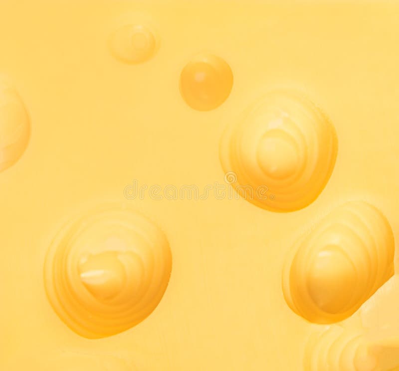 Cheese Texture As a Background. Slices of Cheese for Burger with Holes ...