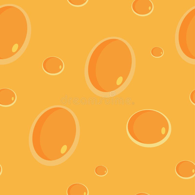 Cheese Texture Seamless Pattern. Vector Background Stock Vector ...