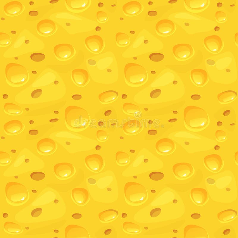 Seamless Cheese Pattern, Texture. Vector Stock Vector - Illustration of ...