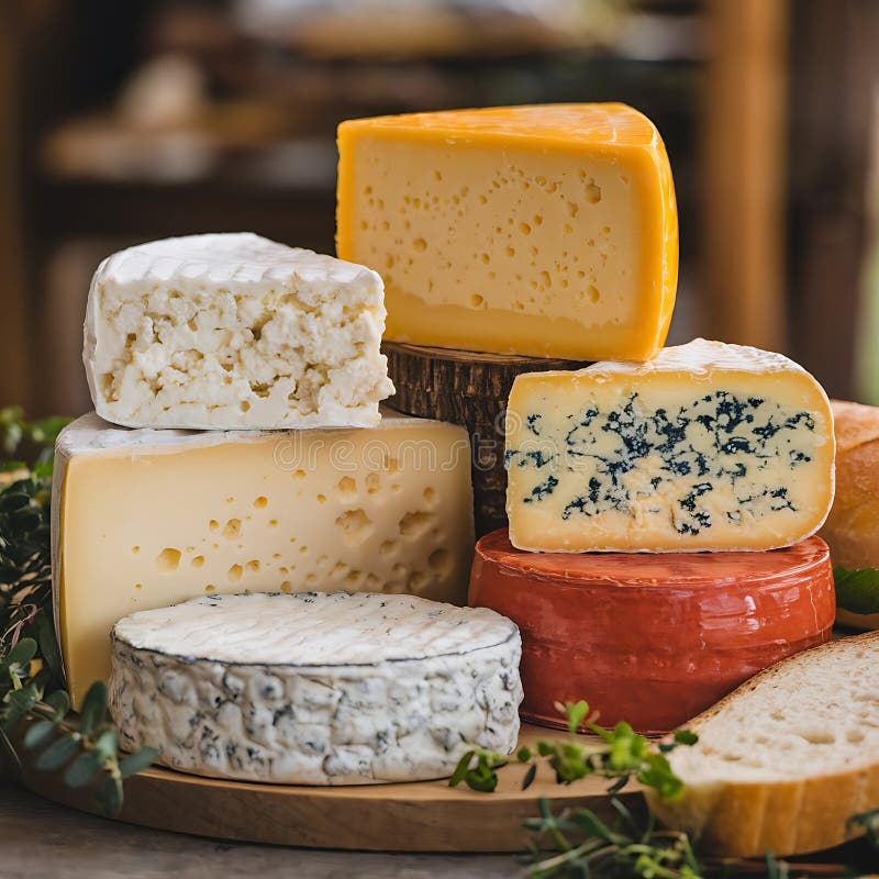 Cheese Textures Well Decorated Photos Stock Illustration - Illustration ...