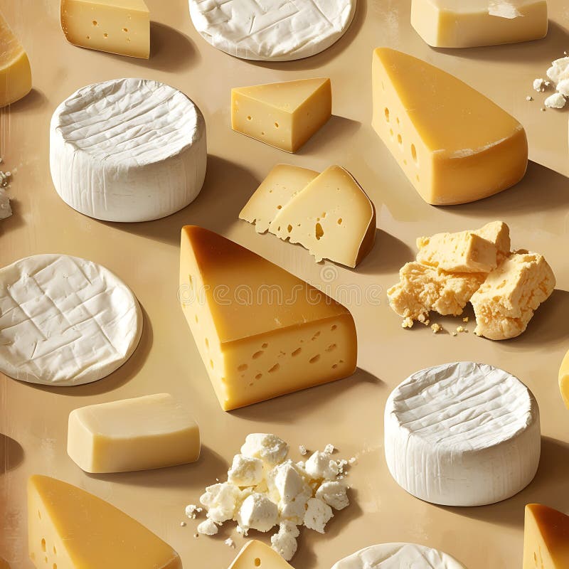 Cheese Textures Well Decorated Photos Stock Illustration - Illustration ...