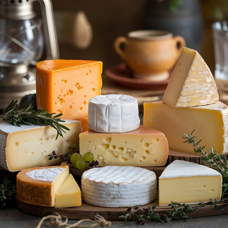 Cheese Textures Well Decorated Photos Stock Illustration - Illustration ...