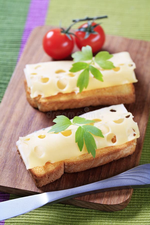 Cheese on toast stock image. Image of food, cheese, hard - 18740719