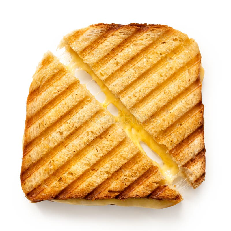 Cheese and Ham Toasted Sandwich Stock Image - Image of food, melted ...