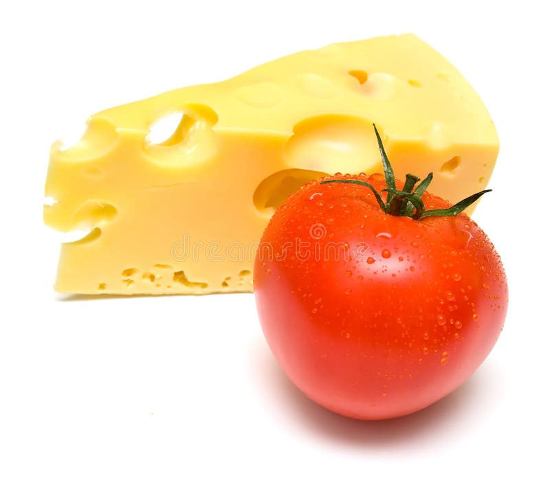 Cheese and tomato stock image. Image of product, saturated - 3806115