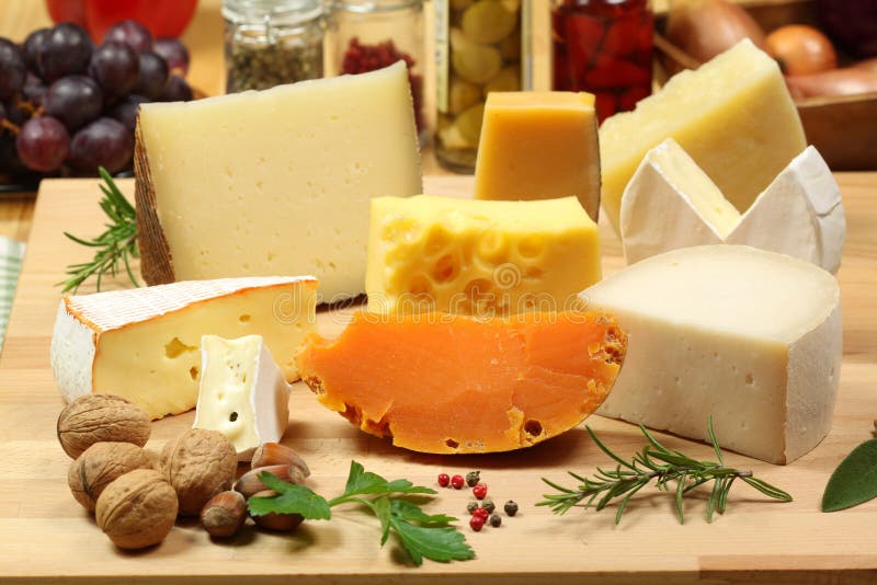Cheese varieties stock photo. Image of hard, product - 13822042