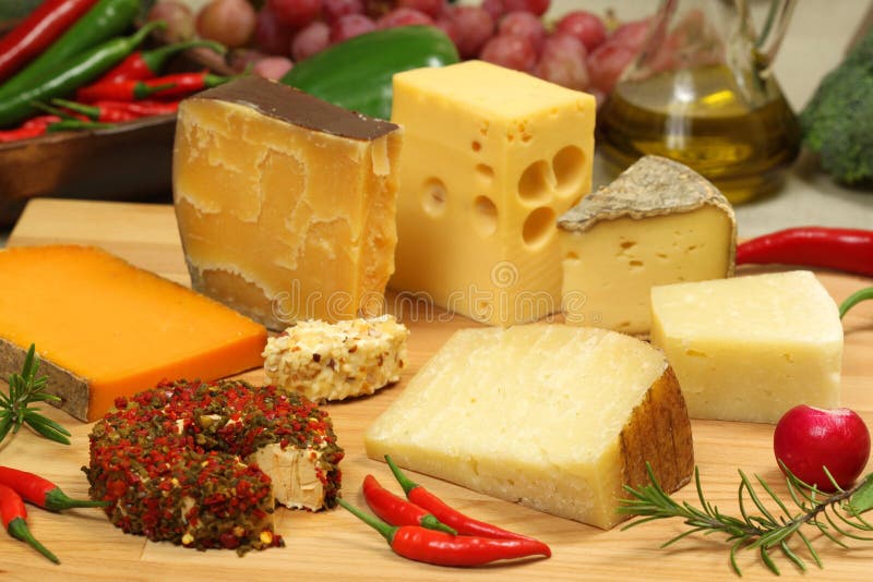 Cheese varieties stock image. Image of food, product - 18241745