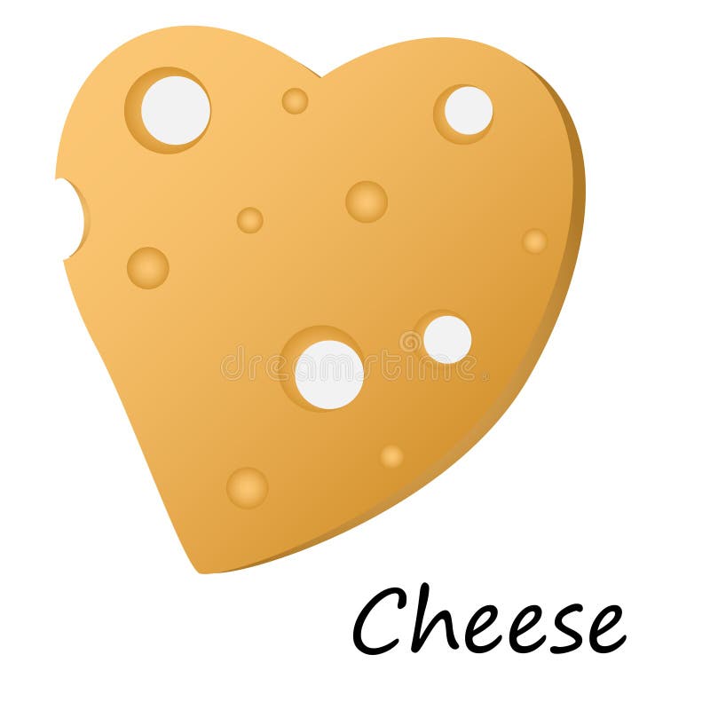 Cheese Vector Icon. Flat Yellow Symbol for Web Stock Illustration ...