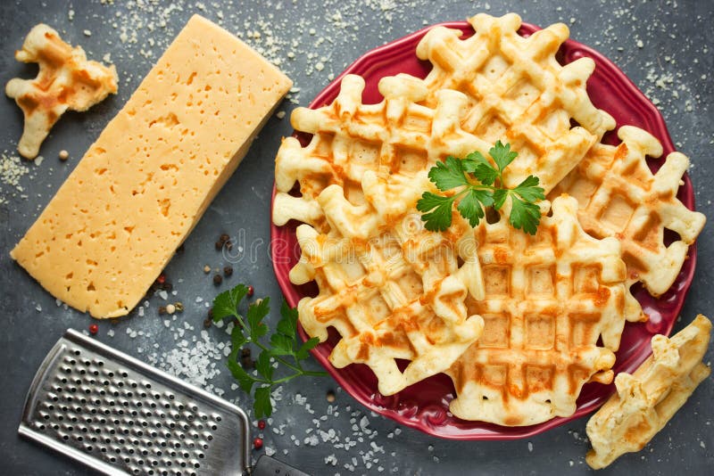 Cheese waffle stock photo. Image of cooked, kitchen, delicious - 84112654