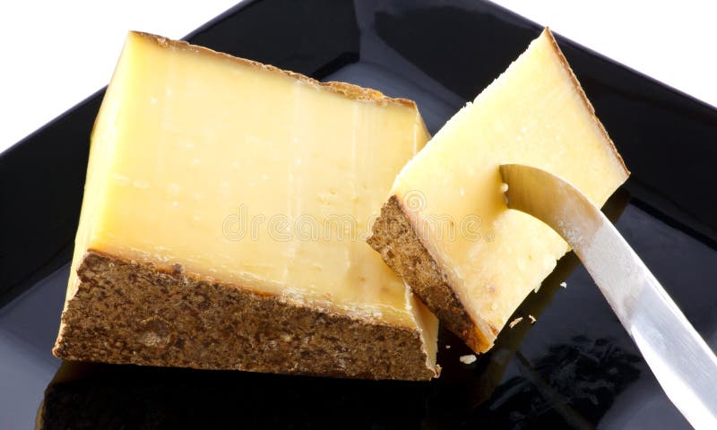 Cheese on plate stock image. Image of slice, cheese, block - 27479195