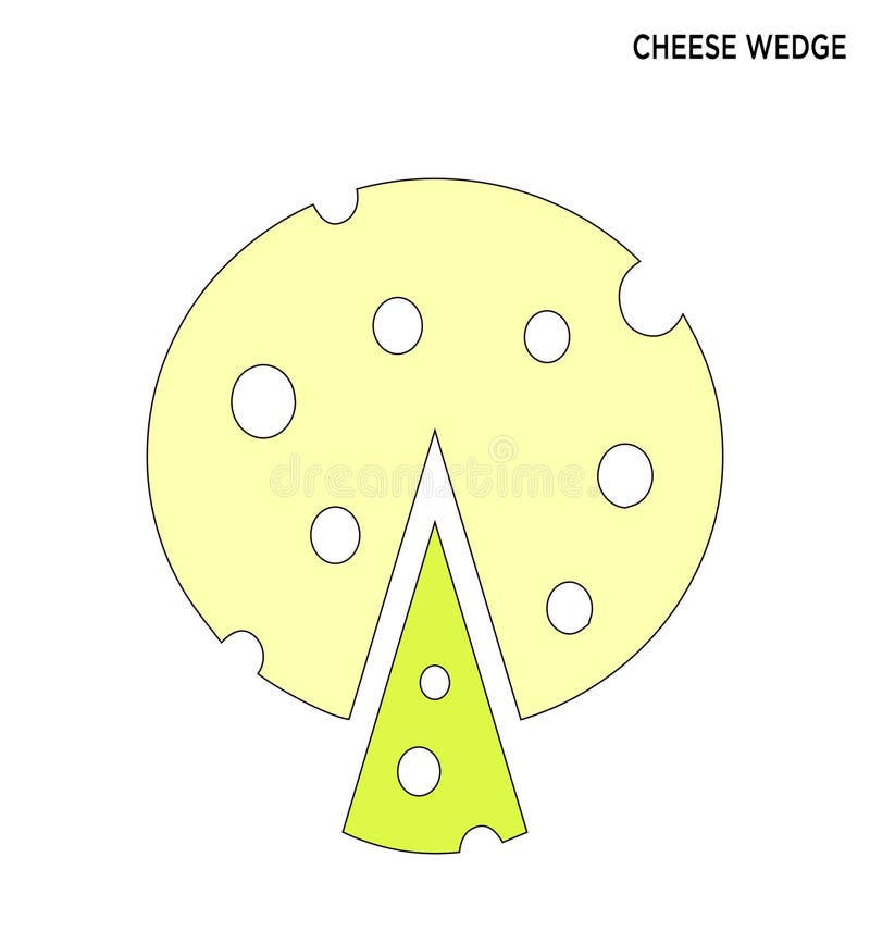 Cheese Wedge Icon Editable Symbol Design Stock Vector - Illustration of ...