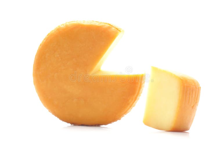 Cheese wheel with clice stock photo. Image of cookery - 88135892