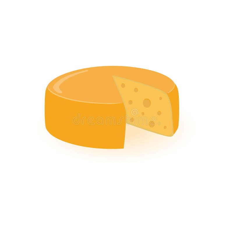 Cheese Wheel Icon. Cartoon of Cheese Wheel Vector Icon for Web Design ...