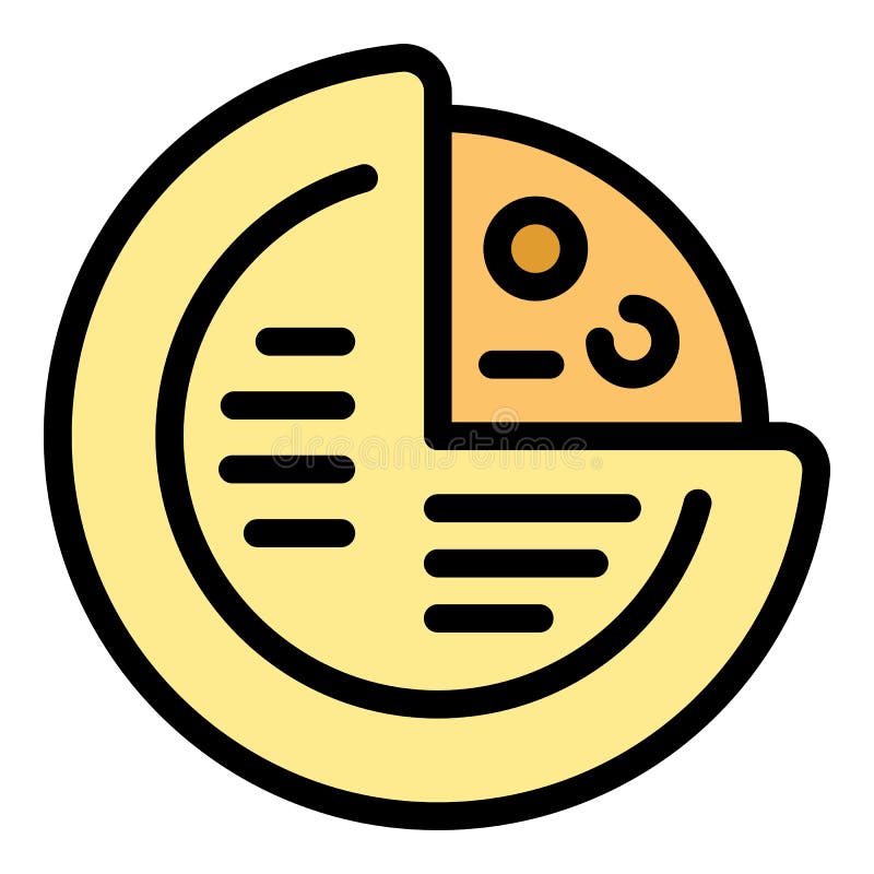 Cheese Wheel Icon Color Outline Vector Stock Vector - Illustration of ...