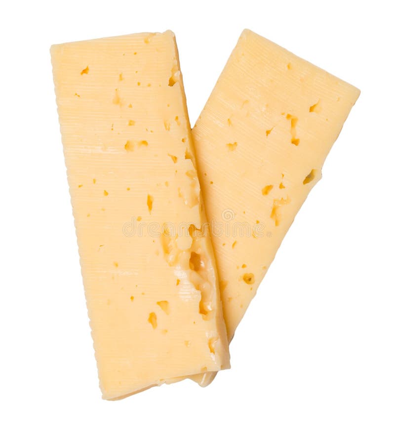 Cheese on a White Background Stock Photo - Image of product, cheddar ...