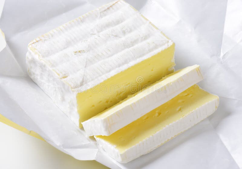 Cheese with white rind stock photo. Image of milk, dairy - 107216578