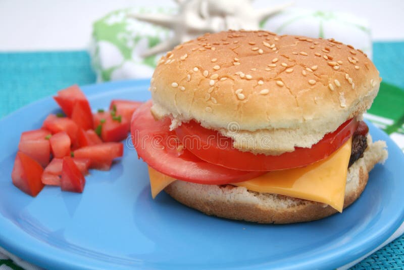 Cheeseburger stock photo. Image of snack, lunch, cheeseburger - 11489430