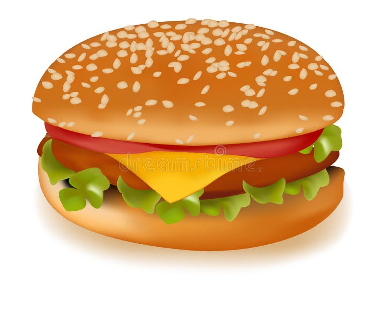 Patty Cheeseburger Stock Illustrations – 24,377 Patty Cheeseburger ...