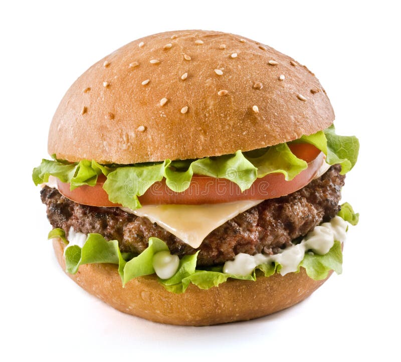 Cheeseburger stock photo. Image of dinner, juicy, burger - 6987016