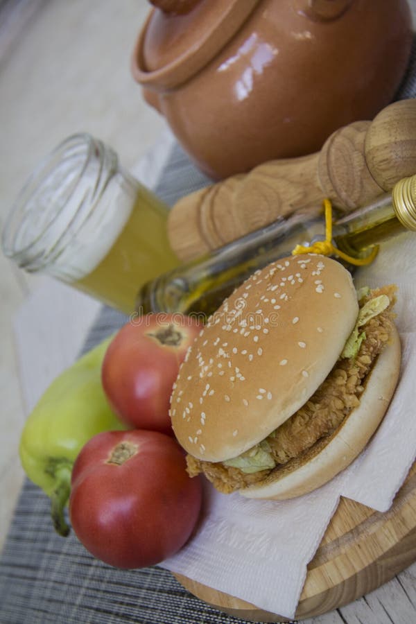 Cheeseburger with beer stock photo. Image of slice, dinner - 63535802