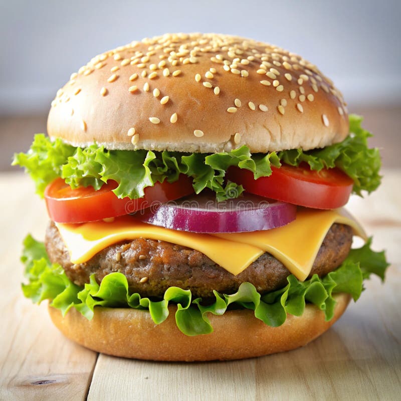 Cheeseburger stock illustration. Illustration of grilled - 322939314