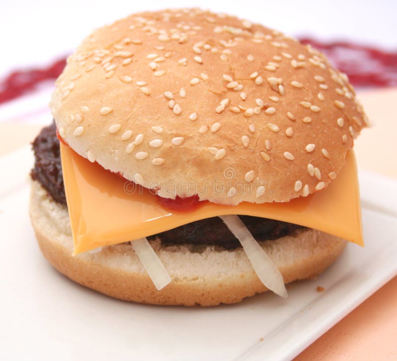 Cheeseburger stock photo. Image of fastfood, fresh, cheeseburger - 37197740