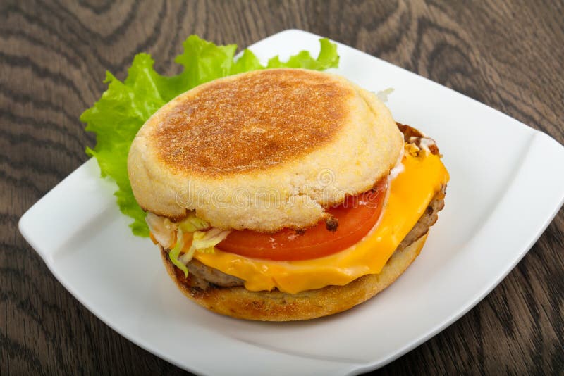 Cheeseburger stock image. Image of gourmet, cheddar - 116097453
