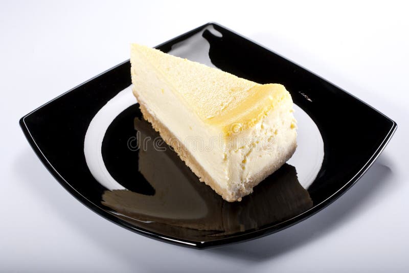 Cheesecake stock image. Image of plate, piece, food, cake - 23627169
