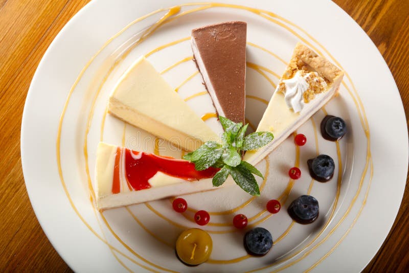 Cheesecake assortment stock photo. Image of gourmet - 124998658