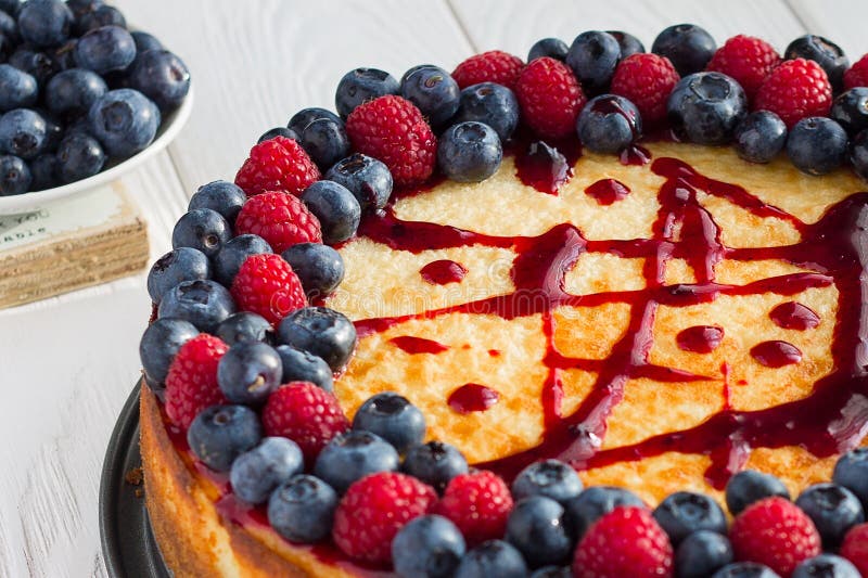 Cheesecake with Berries stock image. Image of decorated - 63381071