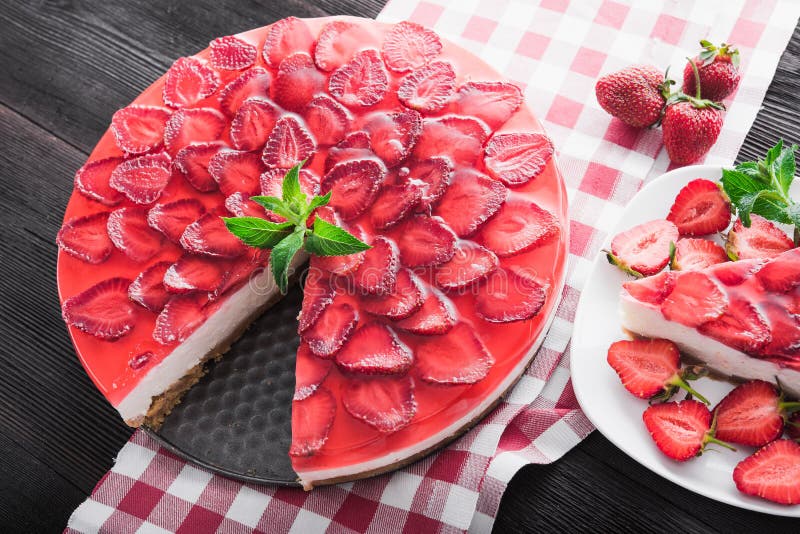 Cheesecake with fruit stock photo. Image of cheesecake - 596810